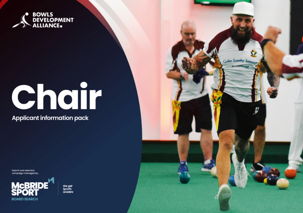 Chair Recruitment - Bowls Development Alliance